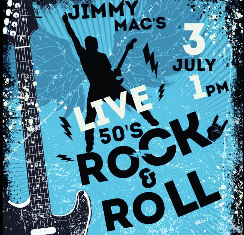Live Bands at Jimmy Mac's 3rd July - Visiting Canvey Island