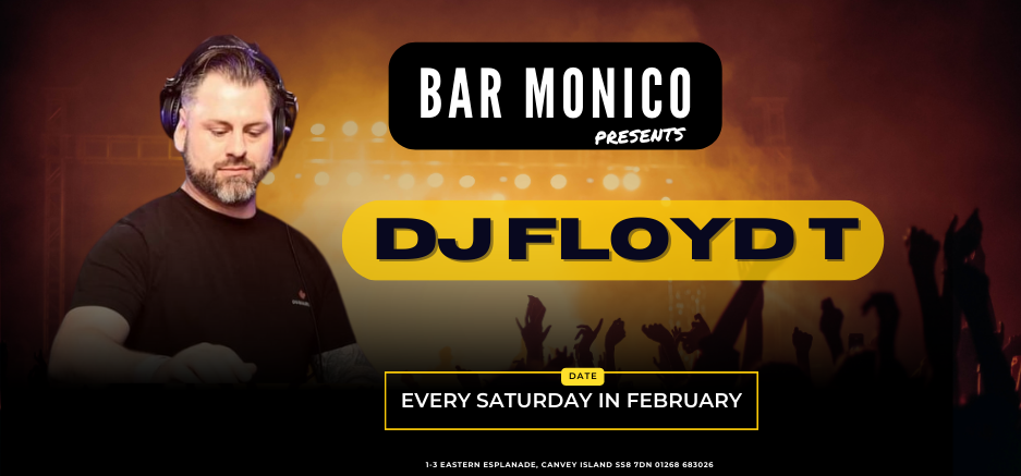 DJ Floyd T Comes To Bar Monico - Visiting Canvey Island
